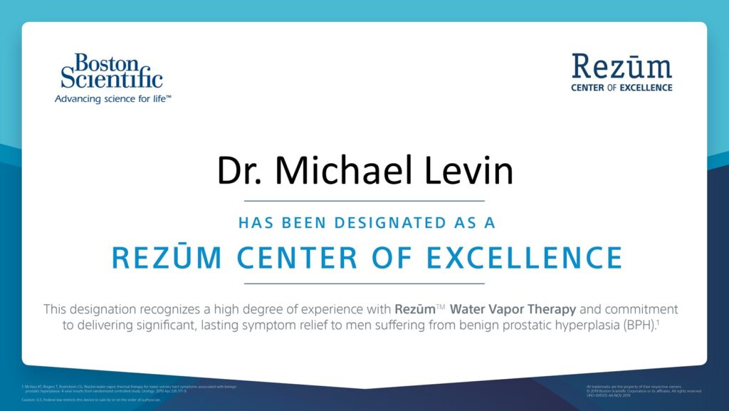 Levin, Michael MD – Comprehensive Urology